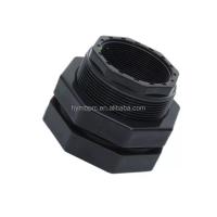 China PVC Tank Connector 2 Inch Bulkhead Fitting for Plumbing Accessories STANDARD 1/2