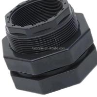 China PVC Tank Connector 2 Inch Bulkhead Fitting for Plumbing Accessories STANDARD 1/2