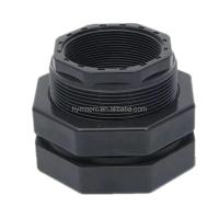 China PVC Tank Connector 2 Inch Bulkhead Fitting for Plumbing Accessories STANDARD 1/2