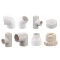 China ASTM Standard 3/4 Inch 3 Way Corner Connector Joint Elbow PVC Pipe Fittings for Plumbing for sale