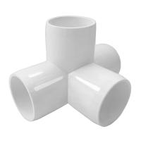 China ASTM Standard 3/4 Inch 3 Way Corner Connector Joint Elbow PVC Pipe Fittings for Plumbing for sale