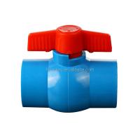 China s Free Samples Compact 2-Inch UPVC Ball Valves with ABS Handle and Socket Design for sale