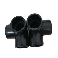 China Black PVC 3-Way Elbow for 1/2