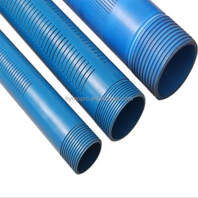 China Glue Connection PVC Casing Pipe for Water Well and Large Diameter Slotted for sale