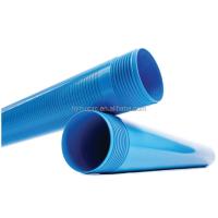 China Glue Connection PVC Casing Pipe for Water Well and Large Diameter Slotted for sale