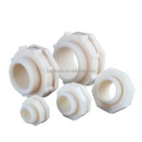 China Plumbing PVC Fittings Pipe Connector Bulkhead Fitting with Threaded Ends 20mm-400mm White for sale
