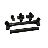 China PVC Pipe Connector Fittings for Plumbing ASTM Sch40 Customize Black Color 1/2