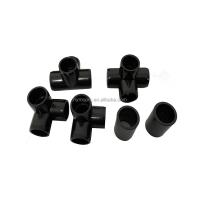 China PVC Pipe Connector Fittings for Plumbing ASTM Sch40 Customize Black Color 1/2