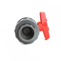 China Socket/Thread Connection True Union Ball Valve with PVC Flange and OEM Manufacturing for sale