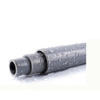China PVC Electrical Conduit Pipe for Glue Connection Grey ASTM Standard UL 651 Sch 40 Size for sale