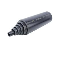 China PVC Electrical Conduit Pipe for Glue Connection Grey ASTM Standard UL 651 Sch 40 Size for sale