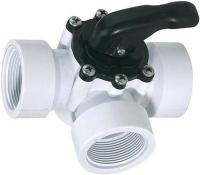 China 3-Way PVC Ball Valve for Swimming Pools Hydraulic Water Media General Application OEM for sale