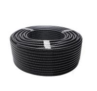 China Electrical Ultra Round Head LDPE Corrugated Pipe Customizable OEM Support in Black Color for sale