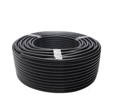 China Electrical Ultra Round Head LDPE Corrugated Pipe Customizable OEM Support in Black Color for sale