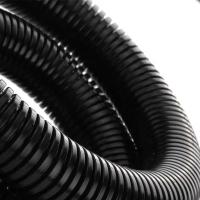 China Electrical Ultra Round Head LDPE Corrugated Pipe Customizable OEM Support in Black Color for sale