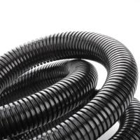 China Electrical Ultra Round Head LDPE Corrugated Pipe Customizable OEM Support in Black Color for sale