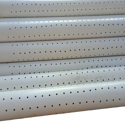 China Customizable Perforated PVC Drainage Pipe with Round Head Long-Lasting Performance for sale