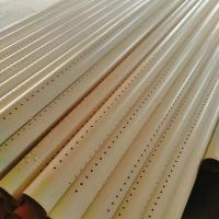 China Customizable Perforated PVC Drainage Pipe with Round Head Long-Lasting Performance for sale
