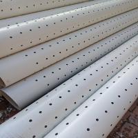 China Customizable Perforated PVC Drainage Pipe with Round Head Long-Lasting Performance for sale