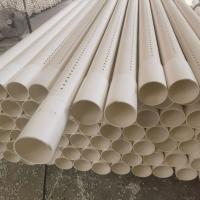 China Customizable Perforated PVC Drainage Pipe with Round Head Long-Lasting Performance for sale