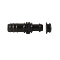 China Blue 20mm and 16mm Drip Irrigation Fittings Plastic Clamp Ring for PE Pipe Drip Tube for sale