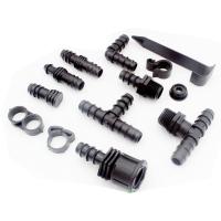 China Blue 20mm and 16mm Drip Irrigation Fittings Plastic Clamp Ring for PE Pipe Drip Tube for sale