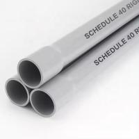 China Length 10ft Schedule 40 Standard Grey PVC Conduit Pipe Wire Electrical Bell End 1