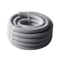 China 25mm Flexible PVC Corrugated Conduit in Grey for Standard Electrical Applications for sale