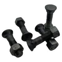 China Customizable Multi Size Dozer Track Bolts Alloy Steel Material for sale