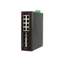 China 16 Port Gigabit Easy Managed Industrial PoE Switch With IEEE802.3af/At PoE Standard for sale