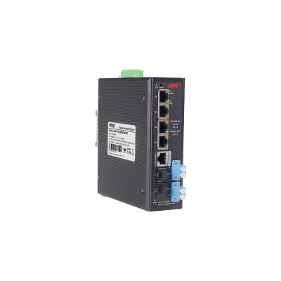 China 6 Port Gigabit Industrial PoE Switch With Bypass Function L2+ Network Management for sale