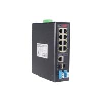 China 10 Port Gigabit Bypass Managed Industrial PoE Switch With IEEE 802.3af IEEE 802.3at for sale