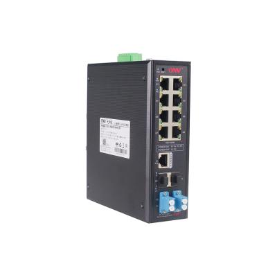 China 10 Port Gigabit Bypass Managed Industrial PoE Switch With IEEE 802.3af IEEE 802.3at for sale