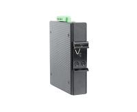 China Unmanaged 3 Port Gigabit Industrial PoE Fiber Switch DIN Rail Mountable Plug and Play for sale