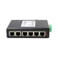 China 6 Port Gigabit Industrial Unmanaged Poe Switch Fanless Design DIN Rail Mounting for sale