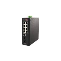 China 10 Port L2+ Gigabit Managed PoE Switch Industrial Grade With 8 PoE Ports for sale