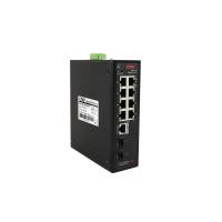 China 10 Port L2+ Gigabit Managed PoE Switch Industrial Grade With 8 PoE Ports for sale