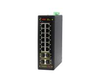 China Industrial 16 Port Gigabit PoE Switch 52Gbps For Communication Network for sale