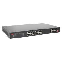 China 20-port Gigabit Easy Managed PoE Switch with 30W per Port Power Delivery for sale