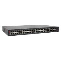 China 52 Port Gigabit Managed PoE Switch 600W Power Supporting IPv4 IPv6 Management for sale