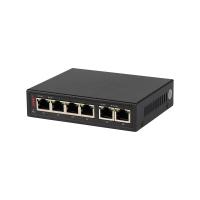 China 6 Port Gigabit Bt PoE Switch With 90W PoE Output And Full Line Speed Forwarding for sale