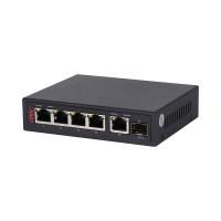 China 6 Port Gigabit PoE Switch 30W Per Port 12Gbps Switching Capacity For IP Surveillance for sale
