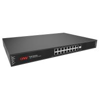China Plug and Play 18 Port Gigabit PoE Switch With 1200W IEEE 802.3 Bt/Af/At Support for sale