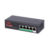 China 5 Port 10/100M Smart PoE Switch With 30W Per Port And Watchdog Function for sale