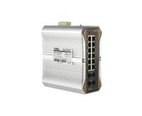 China 16 Port 10G Uplink Managed Industrial PoE Switch IEEE802.3af/At Standard CE mark for sale