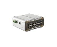 China 16 Port 10G Uplink Managed Industrial PoE Switch IEEE802.3af/At Standard CE mark for sale