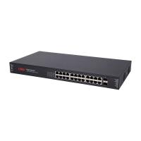 China 26 Port Gigabit PoE Switch Unmanaged Rackmount With IEEE 802.3af/At Support for sale
