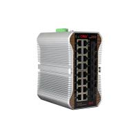 China L2+ Managed 24 Port Gigabit Industrial Fiber PoE Switch With 52Gbps Switching Capacity for sale