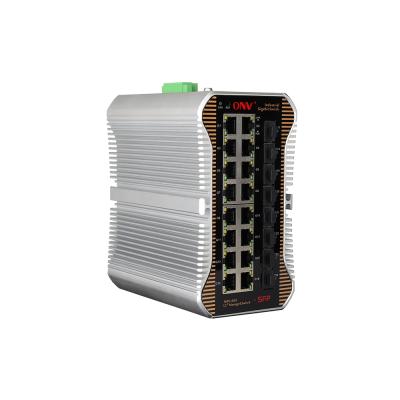 China L2+ Managed 24 Port Gigabit Industrial Fiber PoE Switch With 52Gbps Switching Capacity for sale