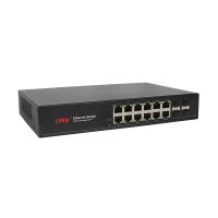 China 16 Port 10G Uplink Managed Ethernet Switch With L3 Network Management for sale
